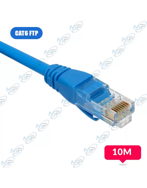 CABLE RESEAU 10M CAT6 FTP
