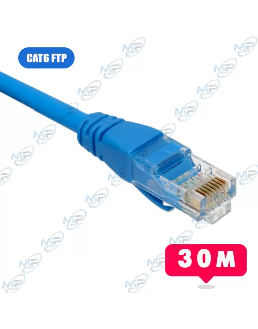 CABLE RESEAU 30M CAT6 FTP