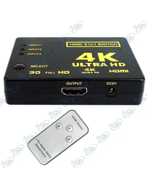 Switch HDMI 3Ports 4k ULTRA HD