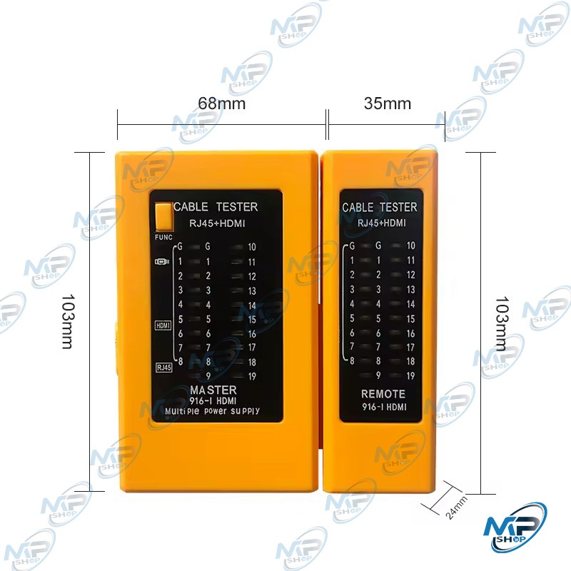 Testeur de Câble RJ45 et HDMI HD LAN
