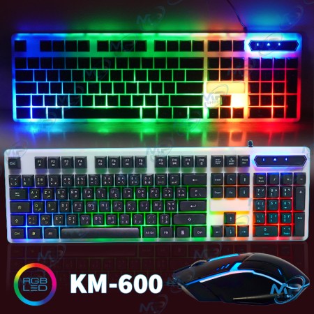 CLAVIER ET SOURIS GAMER RGB KM-600