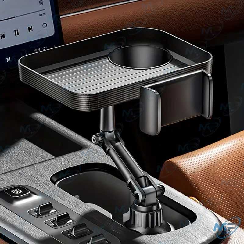 🛏️ Support Console Voiture + Plateau Repas Rotatif | Le confort mobile