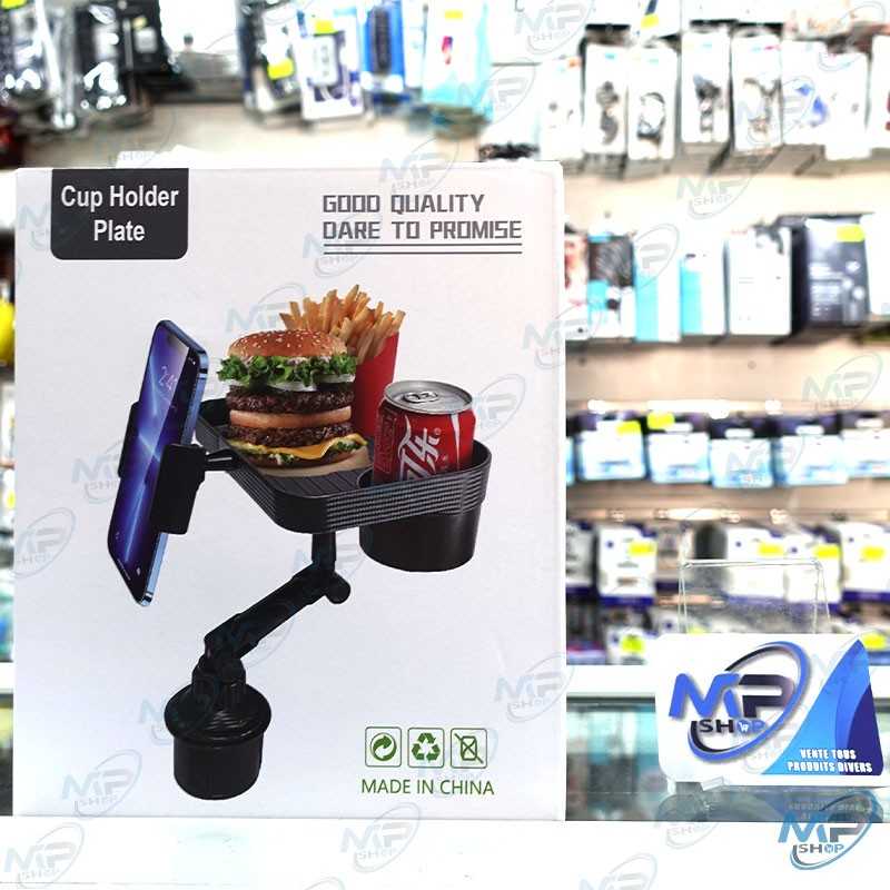 🛏️ Support Console Voiture + Plateau Repas Rotatif | Le confort mobile