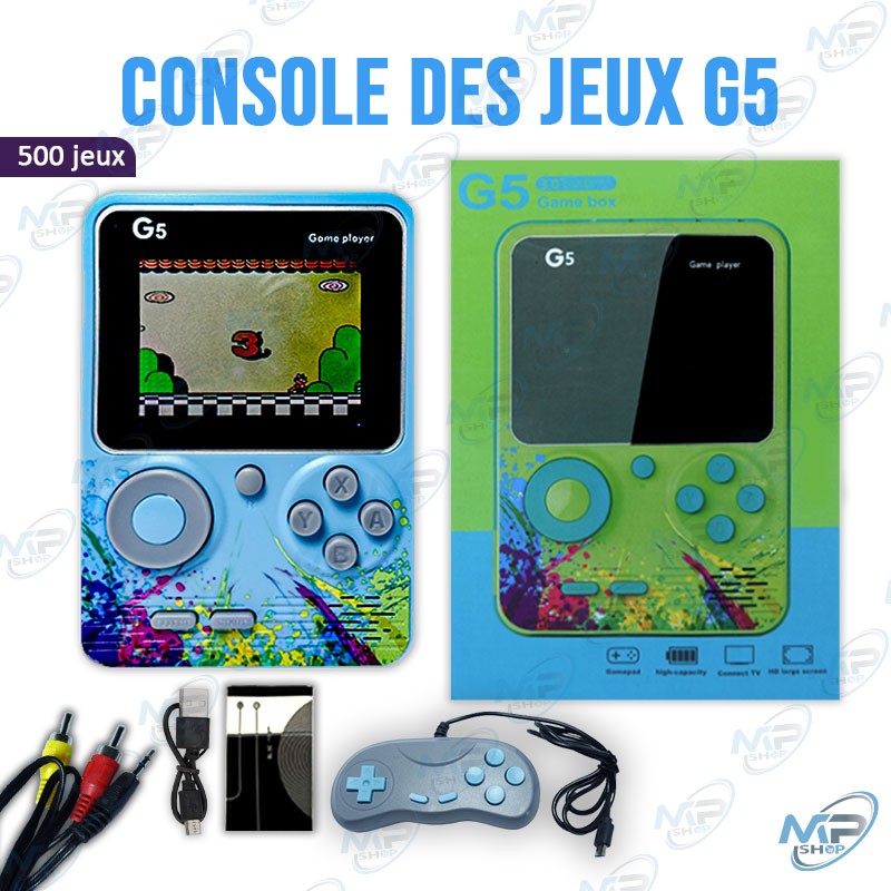 🎮Console Rétro G5 Portable | 500 Jeux Classiques | Connect TV 🕹️