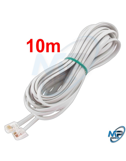 CÂBLE TÉLÉPHONIQUE RJ11 10M